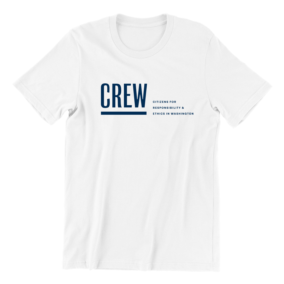 CREW Logo T-Shirt – Citizens for Responsibility and Ethics in Washington